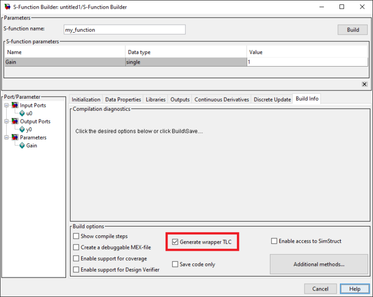 Integration of C code in Simulink via S-Functions - imperix