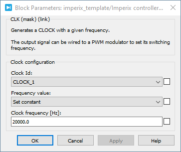 CLK - Clock generators - Simulink, PLECS and C++ documentation
