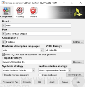Xilinx System Generator (SysGen) for DSP introduction - imperix