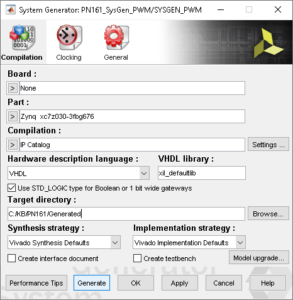 Xilinx System Generator (SysGen) for DSP introduction - imperix