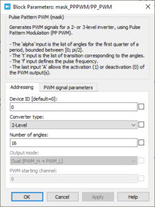 PP-PWM - Programmed Pattern PWM - imperix software documentation