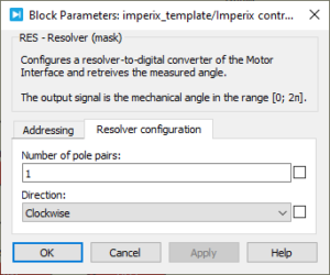 RES - Resolver - Simulink, PLECS and C++ documentation
