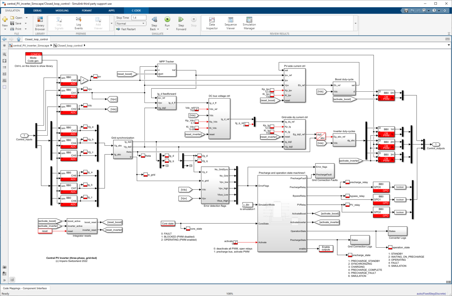 Build a custom user interface to operate Imperix power converters - imperix