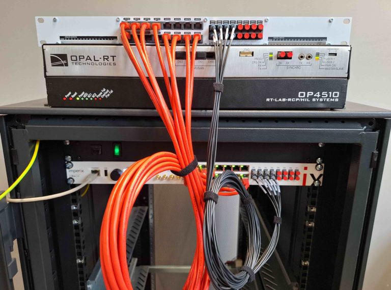 C-HIL simulation scenario with OPAL-RT simulators - imperix