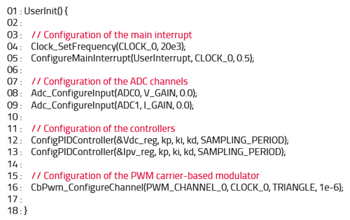 C/C++ converter control software development environment - imperix