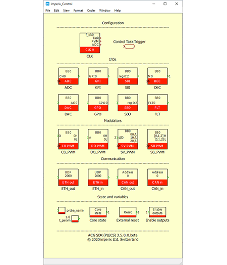 Automated code generation for power electronics - imperix