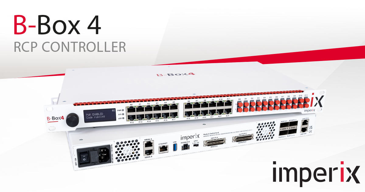 RCP controller for power electronics - B-Box 4 - imperix