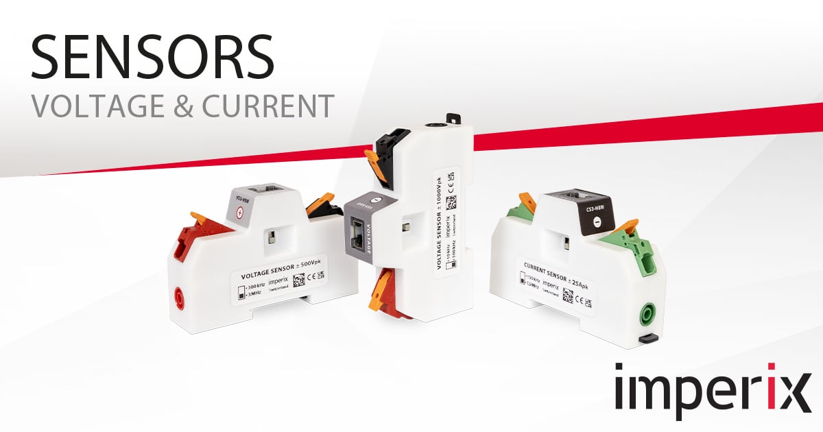 Current and voltage sensors - imperix